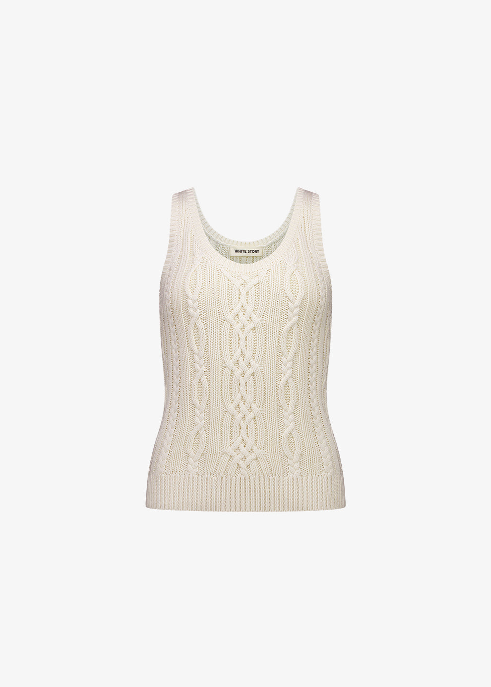 Ariana Tank Ivory – White Story