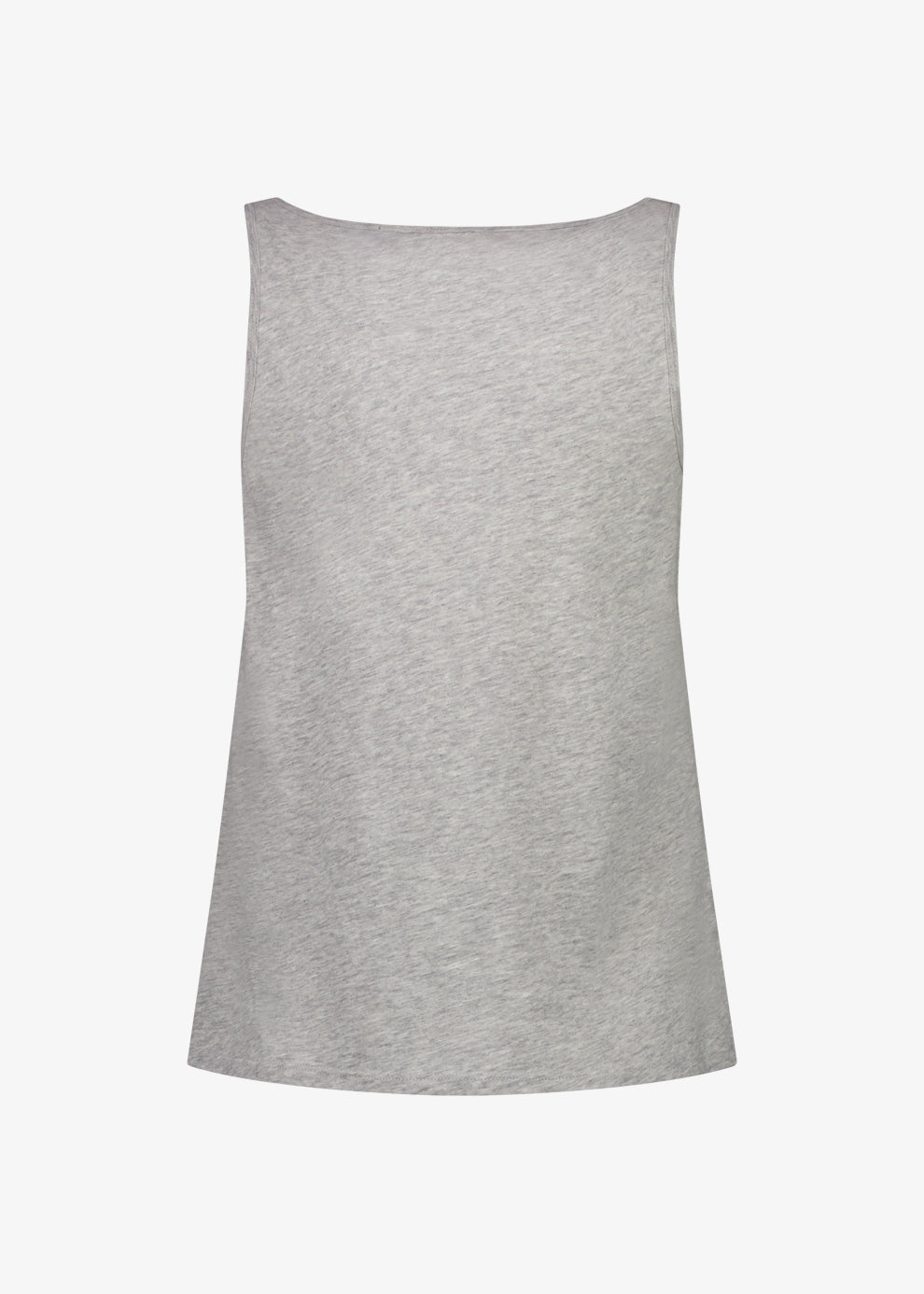Amelia Tank Grey Marle – White Story