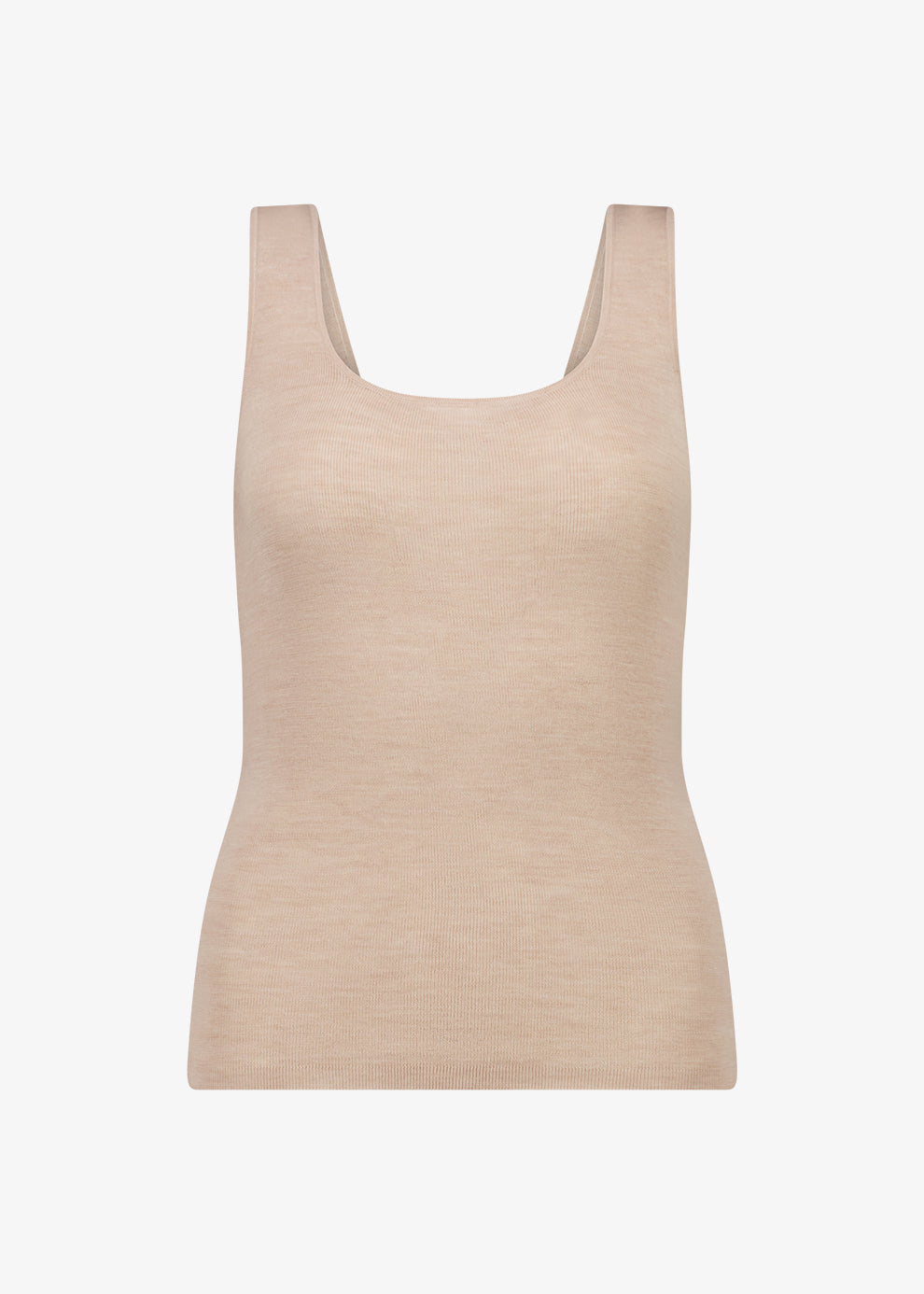 Mia Tank Wheat – White Story