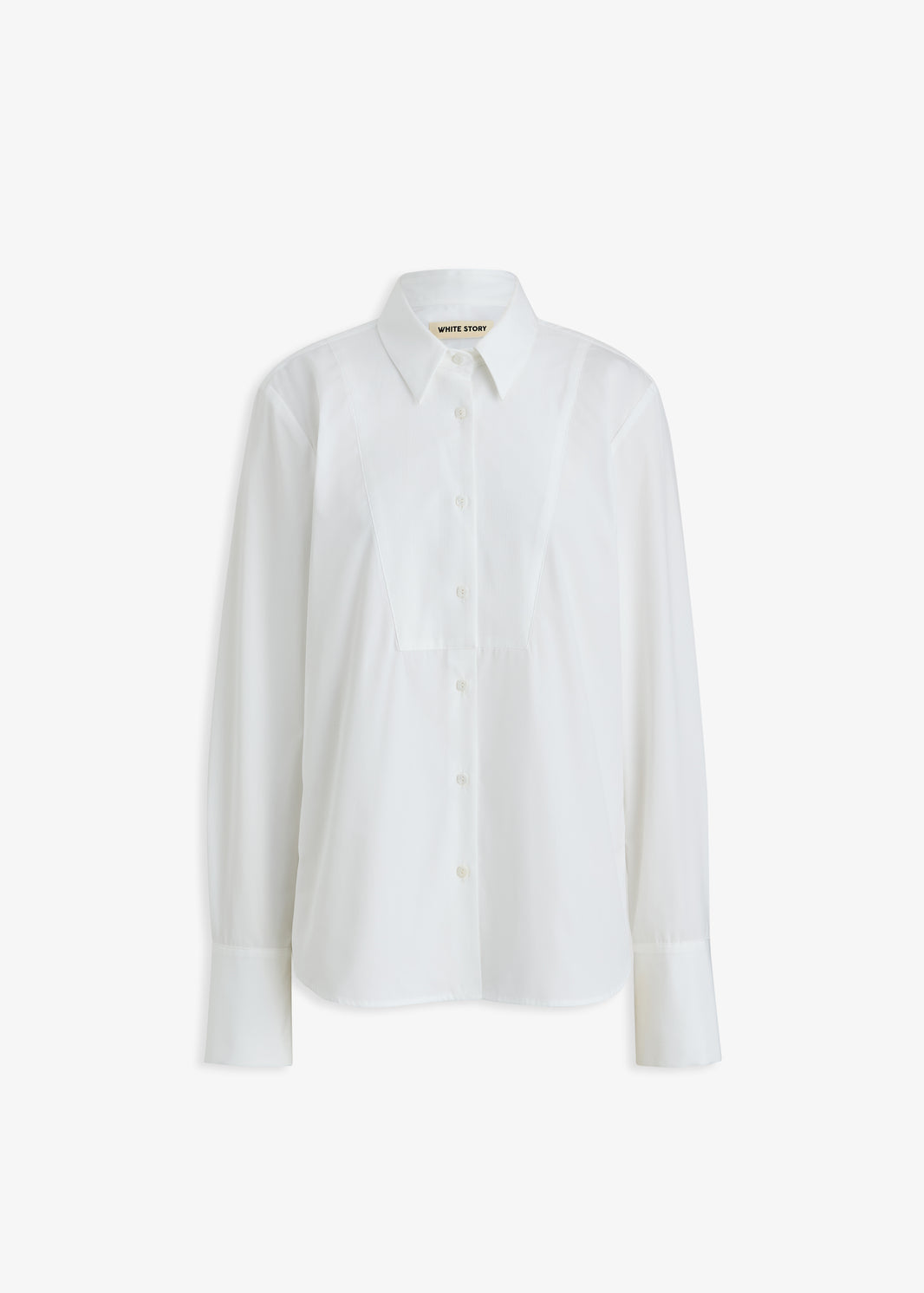 Theodore Tuxedo Shirt White – White Story