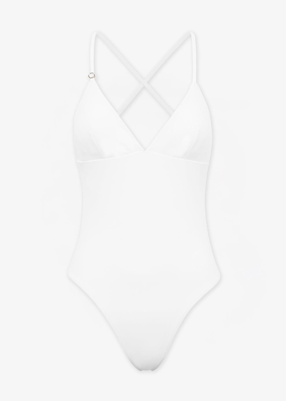 C Design Cross Maillot Ivory – White Story
